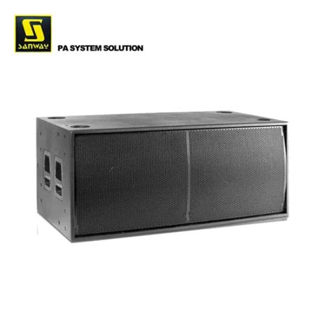 dual 18′ ′ high powered line array subwoofer speaker neodymium