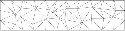 Geometric Chaos Pattern With Abstract Triangles For Modern Art And