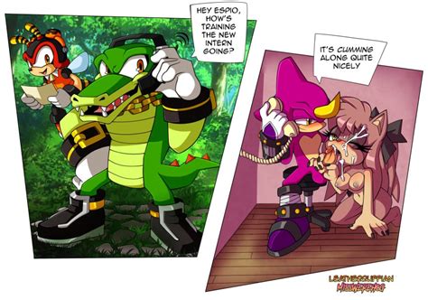 Rule 34 Anthro Bee Black Body Breasts Charmy Bee Crocodilian Cum Cum