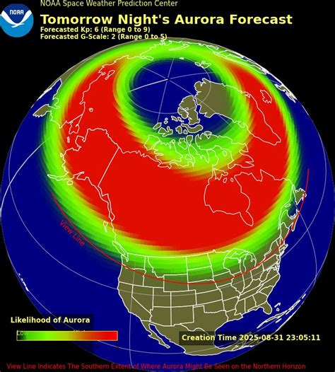 Northern Lights Possible Labor Day In Pa As G3 Storm Projected To Bring