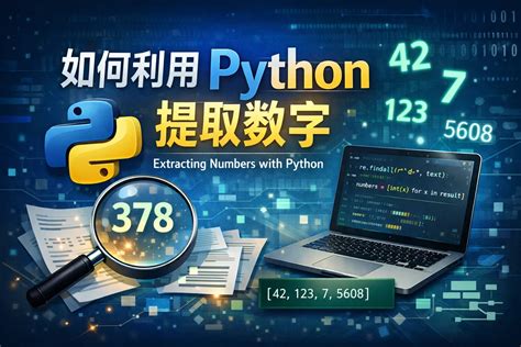 如何利用python提取数字 如何利用python提取数字