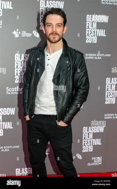 Glasgow Scotland Uk 23rd February 2019 Actor Kevin Guthrie On