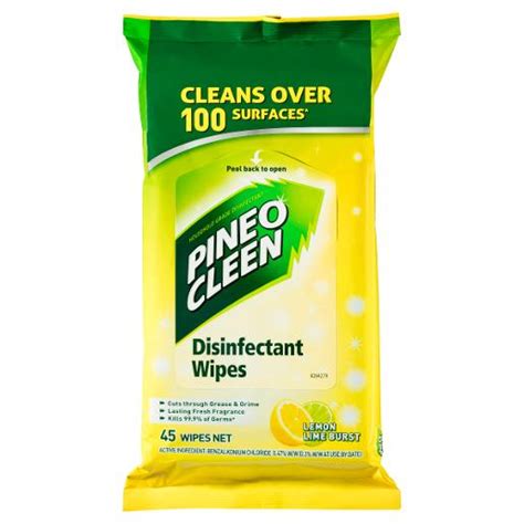 Pine O Cleen Disinfecting Wipes Pkt 45 Independent Office Solutions
