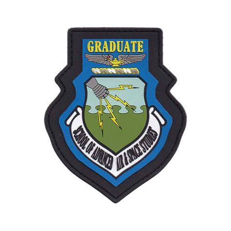 School Of Advanced Air And Space Studies Pvc Velcro