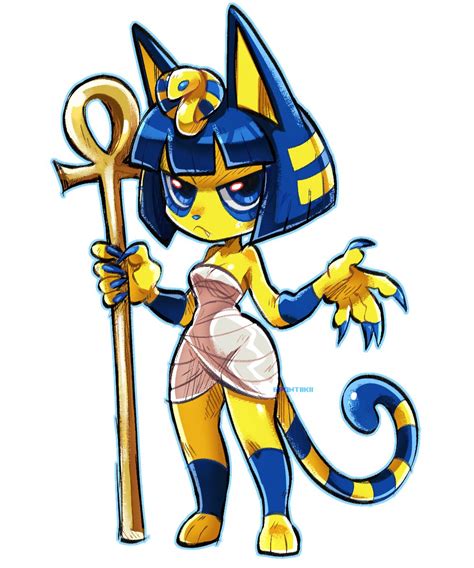 Ankha Animal Crossing Drawn By Pontiikii Danbooru