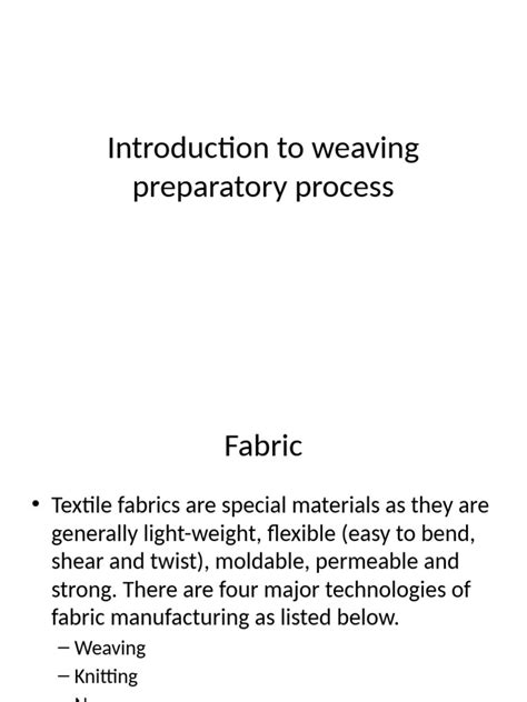 Introduction To Prepatory Process Pdf