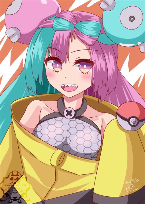 Dot Zip Iono Pokemon Nintendo Pokemon Pokemon Sv Highres 1girl