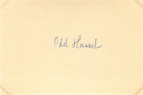 Odd Hassel Autograph Signed Cards Album Pages