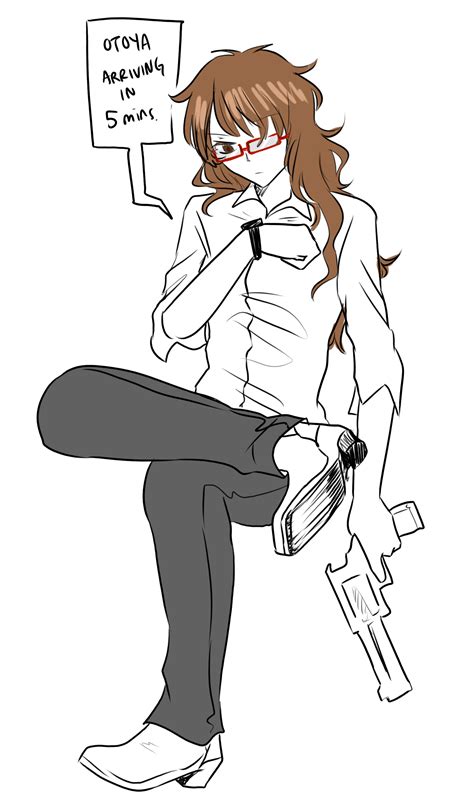 Have A Cool Shiena For Once This Is How She Thinks She Can Be Cool In Her Head Rakumanoriddle