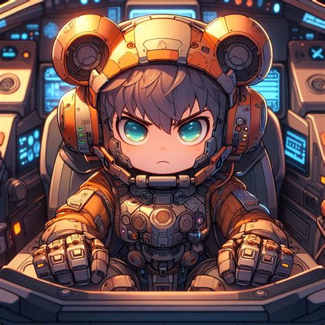 Grumpy Mecha Mouse Chibi By Beophel On Deviantart