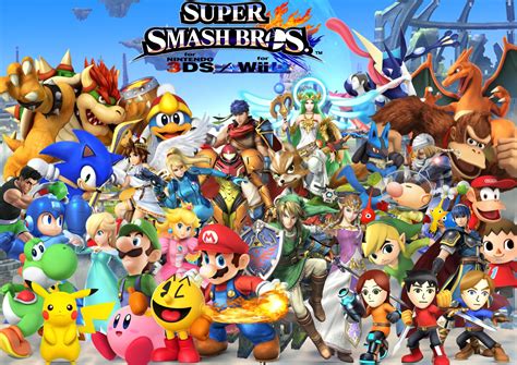Super Smash Bros 3dswii U Hd Wallpaper Download 4961x3508