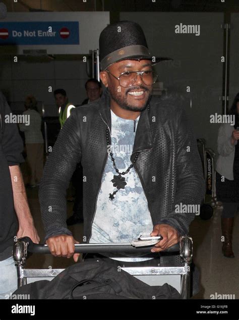 Apl De Ap Of The Black Eyed Peas Arrives At Los Angeles International