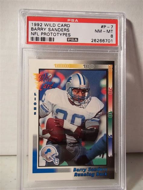 Barry Sanders Rookie Card Psa 10 At Nathan Brodzky Blog