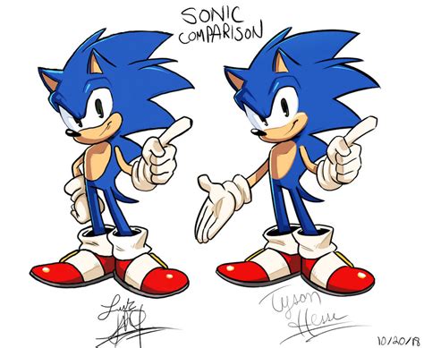Sonic Original By Tyson Hesse By Luketheanimator On Deviantart