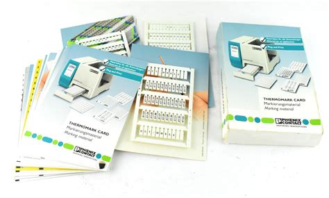 Phoenix Contact Thermomark Card Sampler Ebay