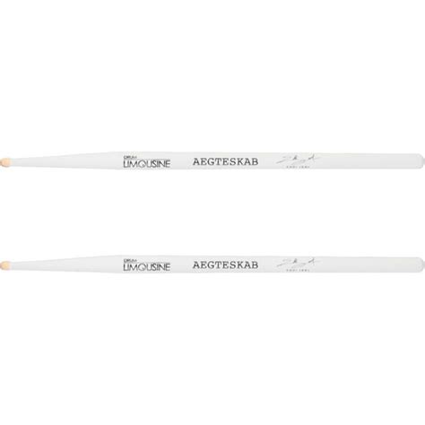 Drum Limousine Eddi Jarl Signatur Aegteskab Trommestikker Par
