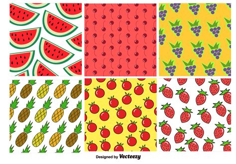Fruit Background Patterns 93679 Vector Art At Vecteezy
