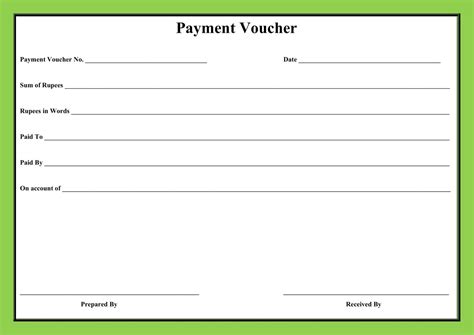 Download Payment Voucher Format In Word Docx