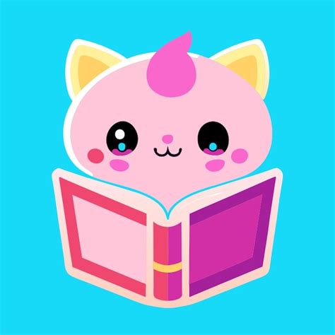 Premium Vector Book Vector Illustration Kawaii