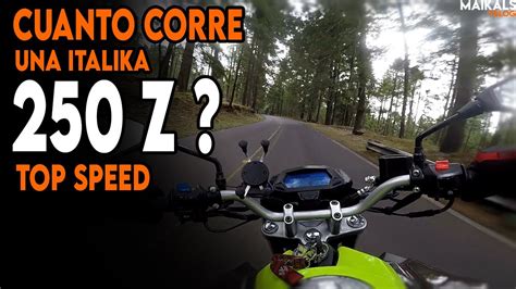 Velocidad Final De Una 250z Top Speed Italika Youtube