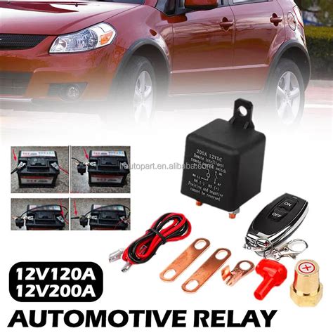 Lr Auto 12v Automotive Relay 24v200a Remote Dual Wireless Remote