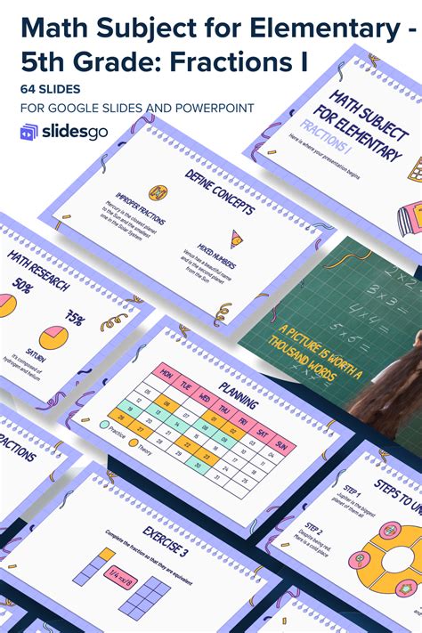 Get Students Interested In Fractions With This Fun And Colorful Template Available For Google