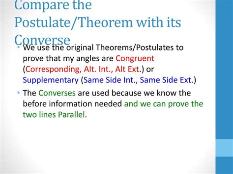 3 2 Proving Lines Parallel Ppt Download