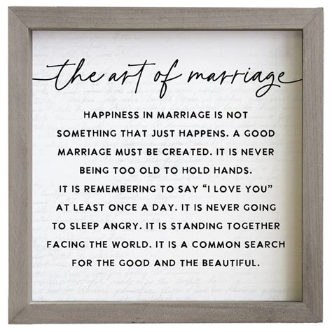 The Art Of Marriage Marriage Definiton Print Rustic Wood Etsy