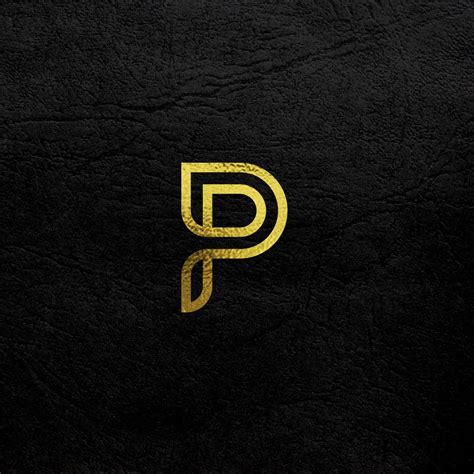 Red Oval Letter P Logo