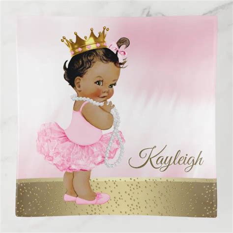 Girl Princess Trinket Tray Zazzle