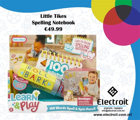 Little Tikes Spelling Notebook Electroit