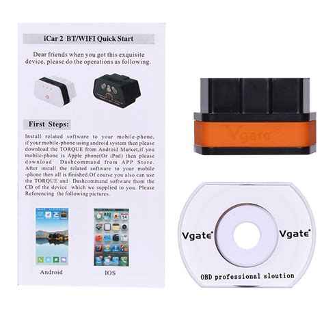 Vgate Icar2 Icar 2 Bluetooth Elm327 Obd2 Scanner For Android Code