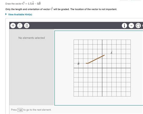 solved draw the vector vec c 1 5vec a 3vec b only the