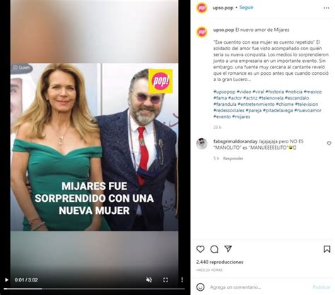 El Romance De Manuel Mijares Y Pita De La Vega Habr A Terminado Revista Clase