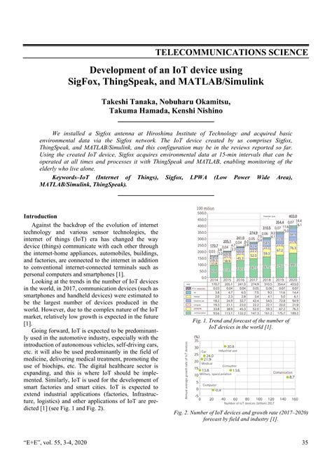 development of an iot device using sigfox thingspeak and matlab simulink e e scientific journal