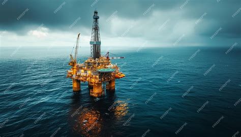 Premium Photo Offshore Oil Rig Platform In The Ocean