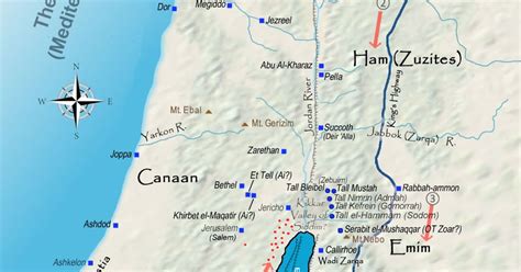 Sodom And Gomorrah Map