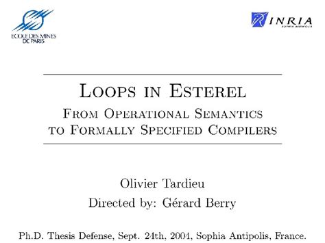 a mystery esterel small no type inference subtyping