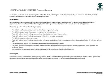 Pdf Commercial Management Competencies Procurement Engineering Pdf Commercial Management Competencies Procurement Engineering