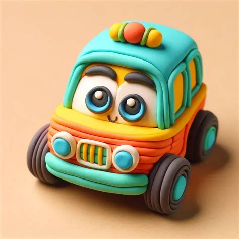 Cute Animated Objects Made Of Plasticine Dall·e Prompt Promptbase