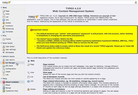 Howto Typo3 Im Backend Auf Deutsch Fladi Blog
