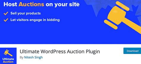 7 Best Wordpress Auction Plugins For 2023 Free Paid Sitenerdy