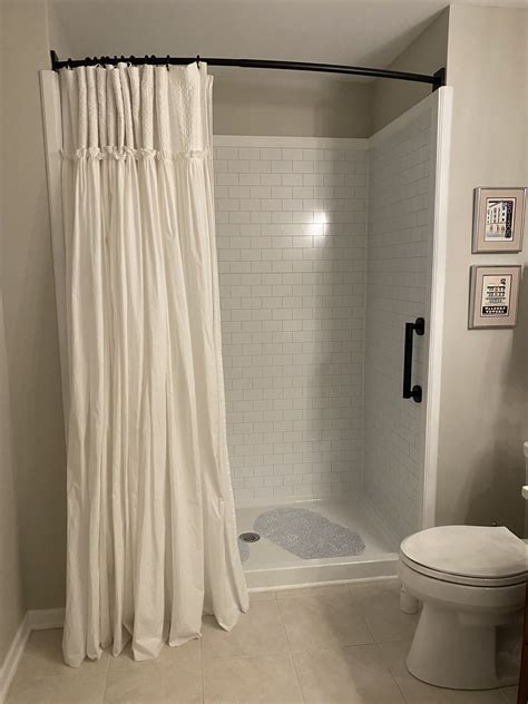 12 Stand Up Shower Curtain Ideas To Upgrade Your Bathroom Tall Shower