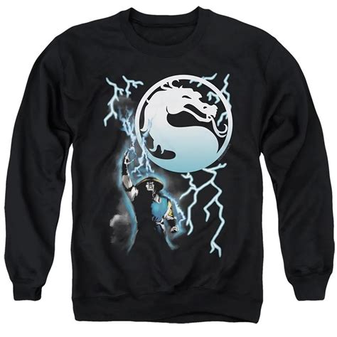 Mortal Kombat Klassic Raiden Adult Crewneck Sweatshirt