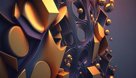 Free Photo Abstract D Background Generative Ai Background