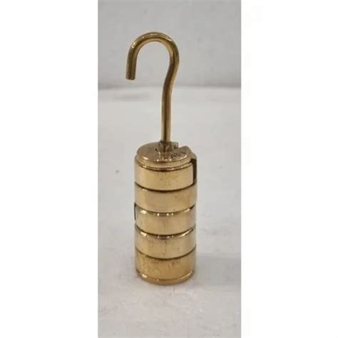 Golden Brass Polished Slotted Mass Set For Laboratory At ₹ 400set In