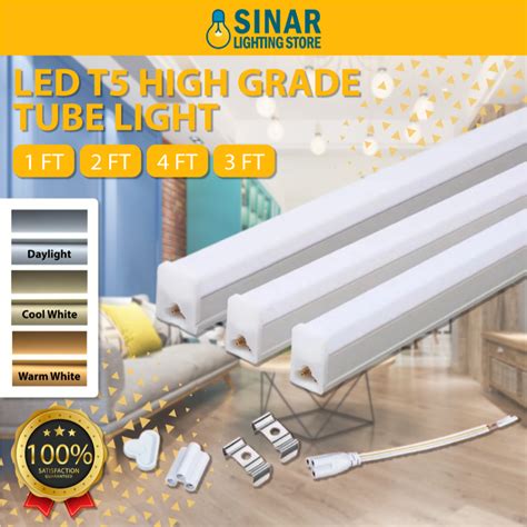 Led High Grade T5 Light Ceiling Light Lampu Siling Complete Set