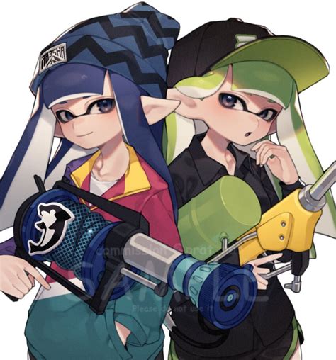 Prat Rat Inkling Girl Inkling Player Character Nintendo Splatoon