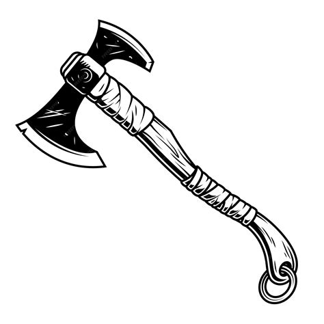 Viking Axe Drawing