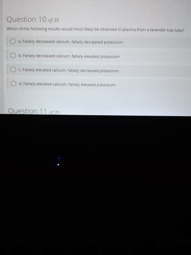 Solved Question 10 Of 35 Which Of The Following Results